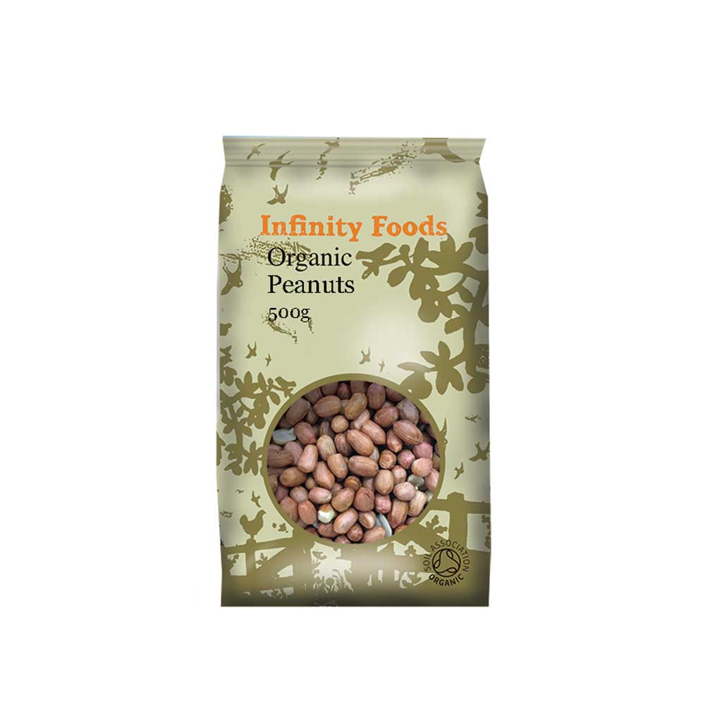INFINITY FOODS Organic Peanuts in skin (500g) - Organically Speaking ...